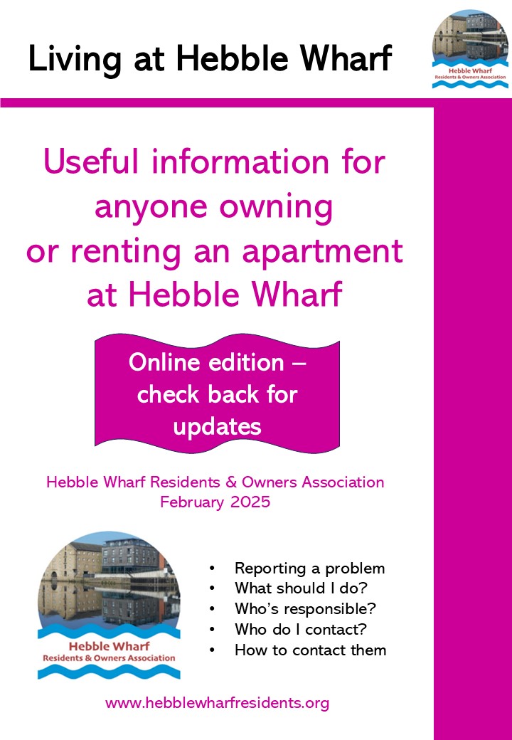 Living at Hebble Wharf – Hebble Wharf Residents & Owners Association